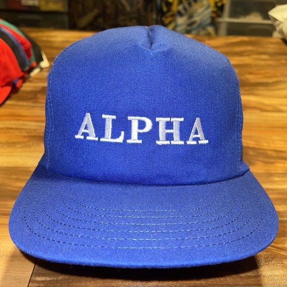 Alpha | Accessories | Vintage Alpha Snapback Hat | Poshmark